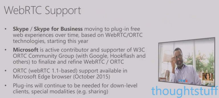 Skype Web SDK – WebRTC Update | The thoughtstuff Blog