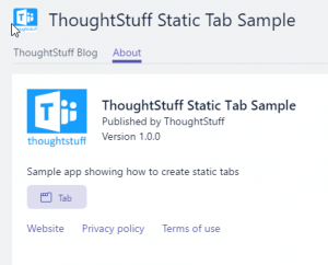 Developing with Microsoft Teams: Creating Static Tabs | The ...