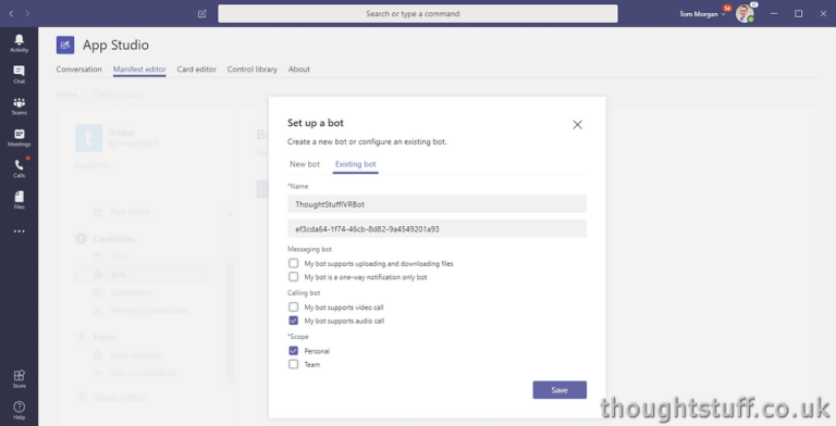 Creating a Microsoft Teams IVR Bot Part 3 – The Teams App | The ...